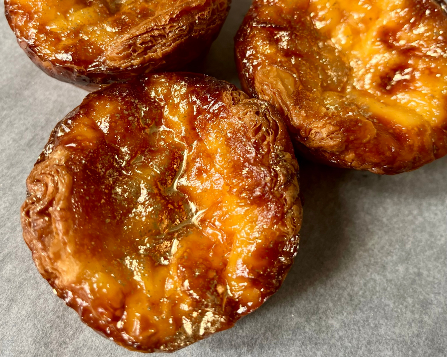 Mochi Croissant Egg Tart – Swish Rolls